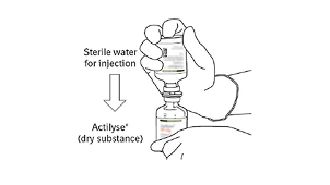 Actilyse 50mg - Powder and Solvent for Injection